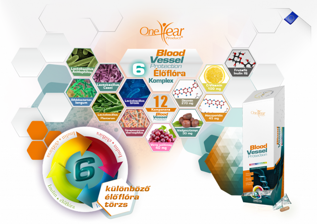 Blood Vessel 365 db (12 komponens) - NICS Probiotikus Előflórás ...